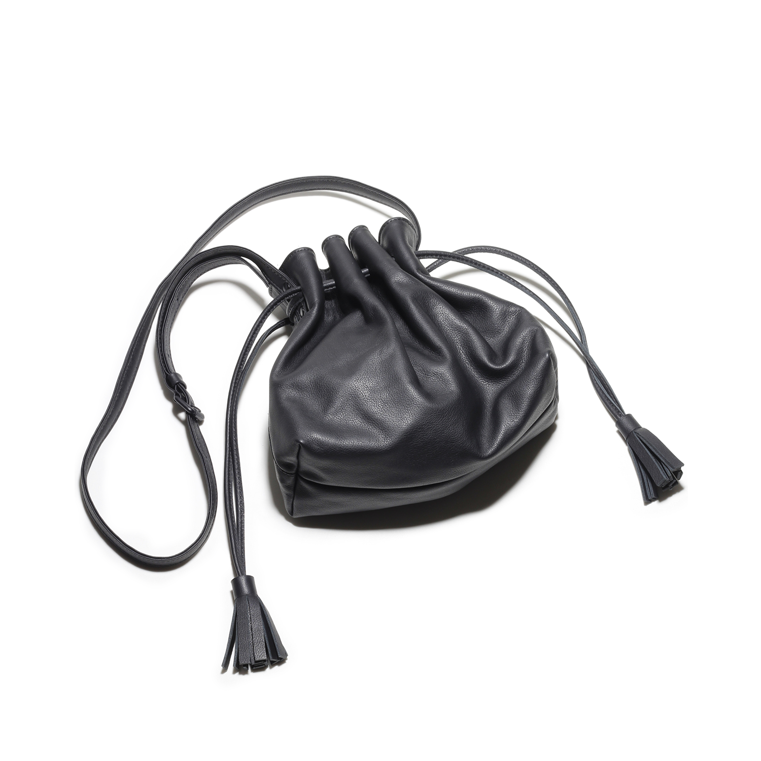 Lala Black Drawstring Bag – Mafalda